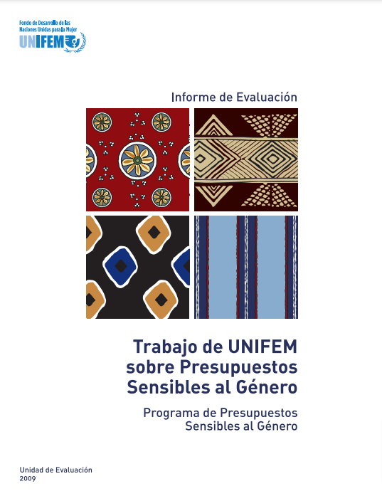 Evaluación Programa de presupuestos sensibles al género. Trabajo de ...